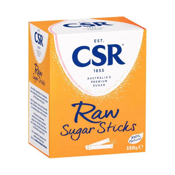 Buy CSR Raw Sugar Sticks 50 pack | Coles