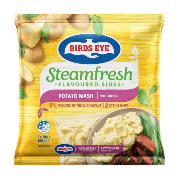 Buy Birds Eye Steam Fresh Potato Mash With Butter 400g | Coles