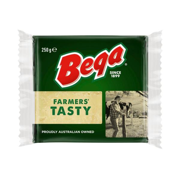 Buy Bega Tasty Cheese Block 250g | Coles