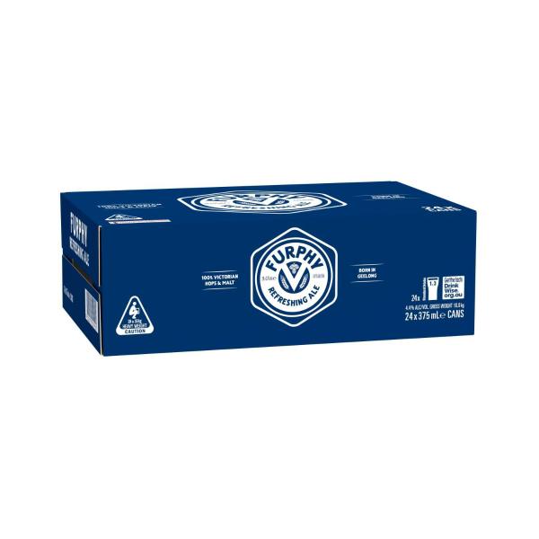Buy Furphy Refreshing Ale Can 375ml 24 Pack | Coles
