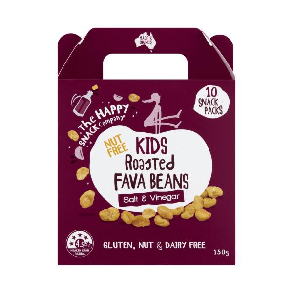 Buy HAPPY SNACK CO KIDS FAVVA BEANS SALT & VINEGAR | Coles