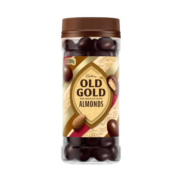 Buy Cadbury Old Gold Dark Chocolate Coated Almond 280g | Coles