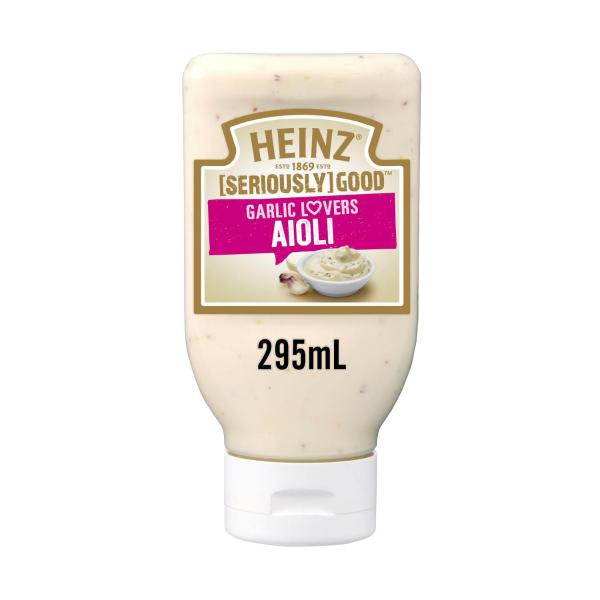 Buy Heinz Mayo Seriously Good Garlic Lovers Aioli 295mL | Coles