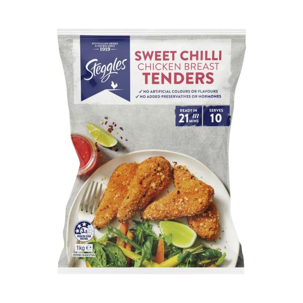 Buy Steggles Sweet Chilli Tenders 1kg | Coles