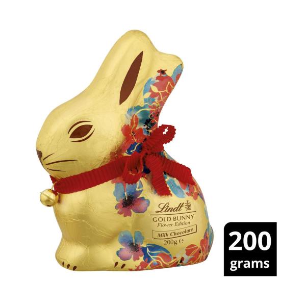 Buy Lindt Easter Flower Gold Bunny Milk Chocolate 200g | Coles