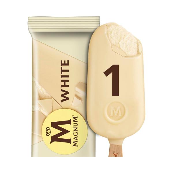 Buy Magnum Ice Cream White 105mL | Coles