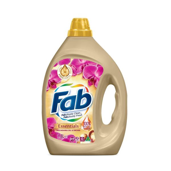 Buy Fab Essentials Macadamia Oil & Orchid Laundry Liquid 1.8L | Coles