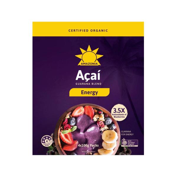 Buy Amazonia Acai Energy Superfood Packs 400g | Coles