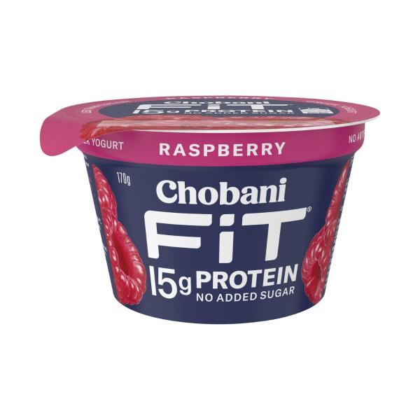 Buy Chobani Fit Raspberry Yoghurt 170g | Coles