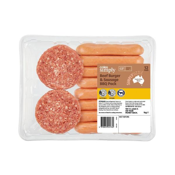 Buy Coles Simply Bbq Pack 1Kg | Coles