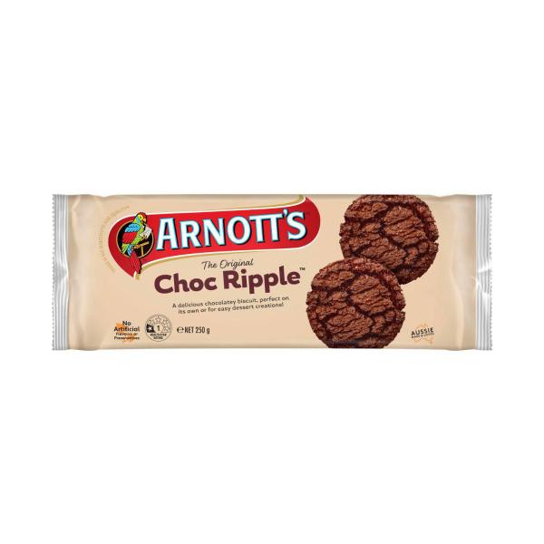 Buy Arnott's Choc Ripple Biscuits 250g | Coles