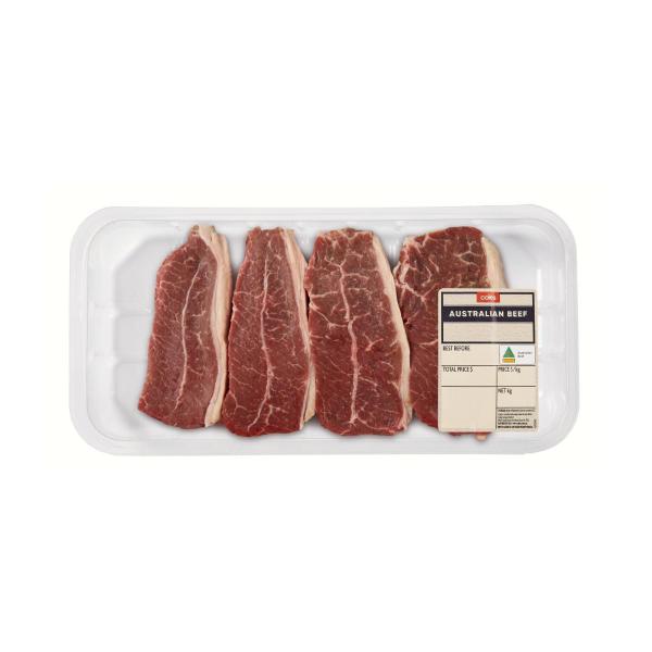 Buy COLES RR VSP BEEF OYSTER BLADE STEAK | Coles