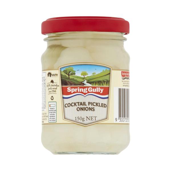 Buy Spring Gully White Cocktail Onions 150g | Coles