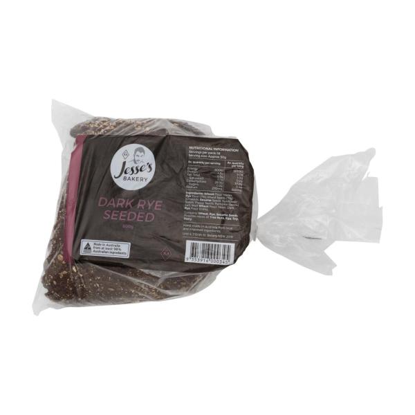 Buy Jesses Bakery Dark Rye Seeded Bread 800g | Coles