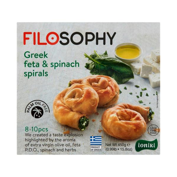 Buy Filosophy Mini Spirals Spinach And Feta 450g | Coles