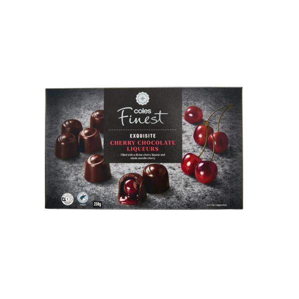 Buy Coles Finest Cherry Choc Liqueurs 250g | Coles
