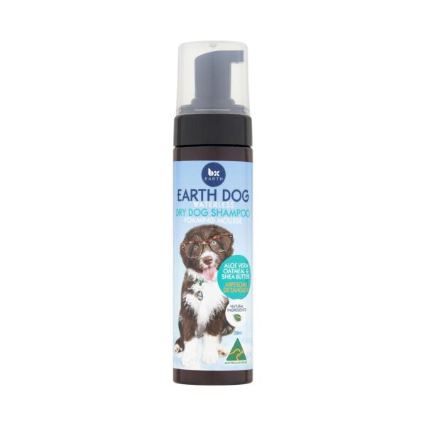 Buy BX Earth Dog Dry Shampoo Foaming Mouse Aloe Vera Oatmeal & Shea ...