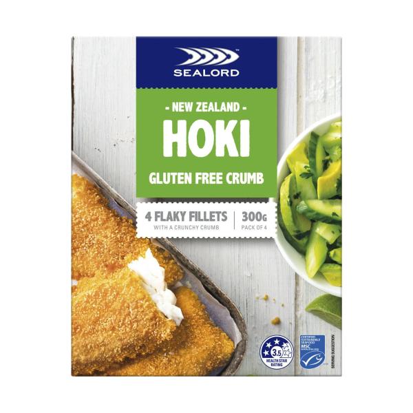 Buy Sealord Gluten Free Fish Fillets Crumb 4 Pack 300g | Coles