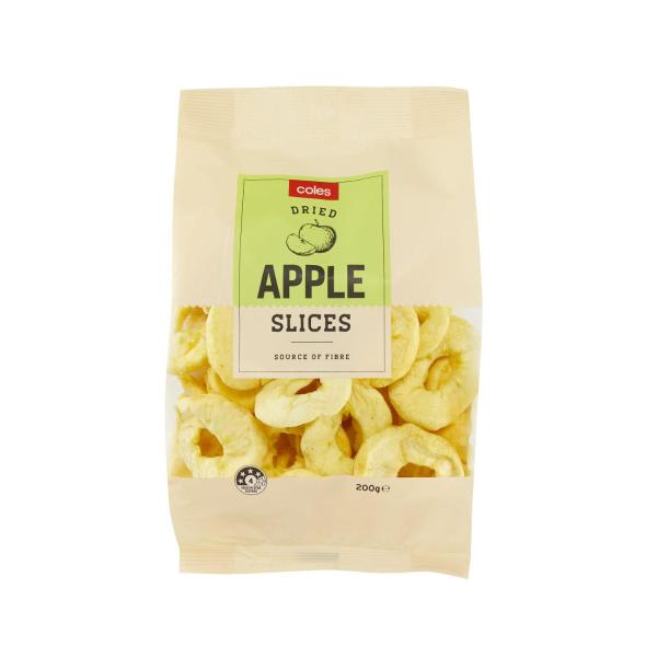 Buy Coles Dried Apple Slices 200g | Coles