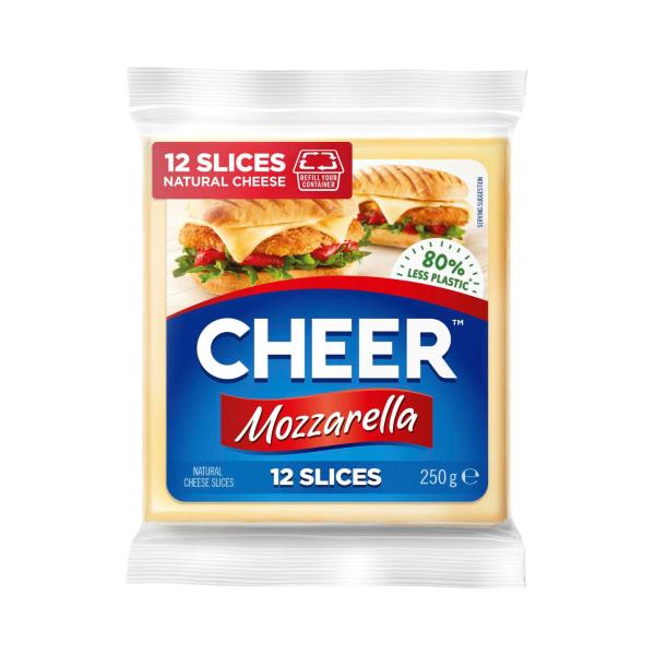 Buy Cheer Mozzarella Cheese Slices 250g | Coles