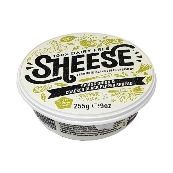 Buy Sheese Creamy Spring Onion & Cracked Pepper 255g | Coles