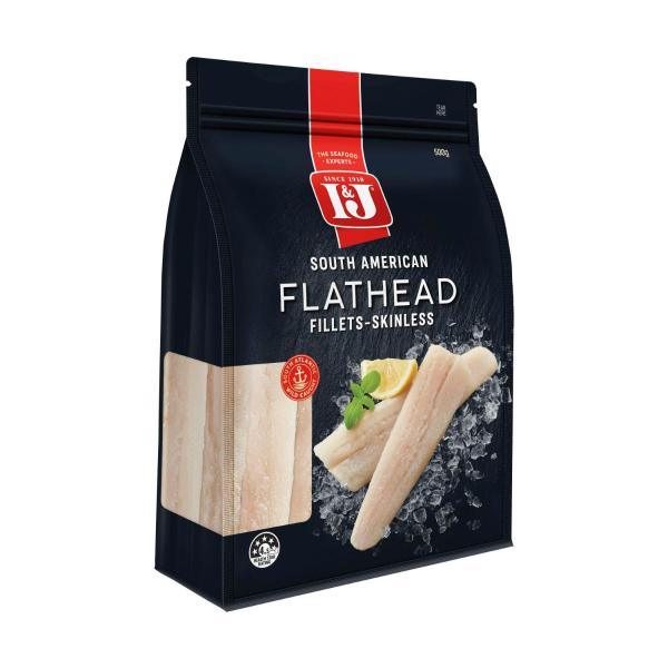 Buy I&J The Finest Frozen South Atlantic Flathead Fillets 500g | Coles