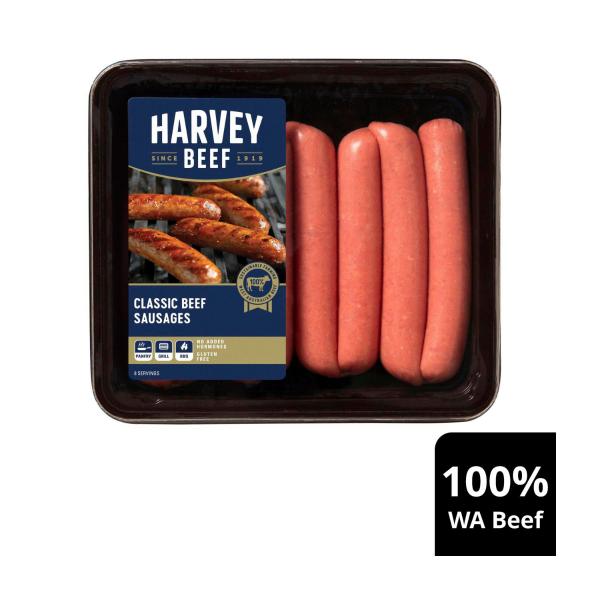 Buy Harvey Beef Classic Beef Sausages 500g | Coles