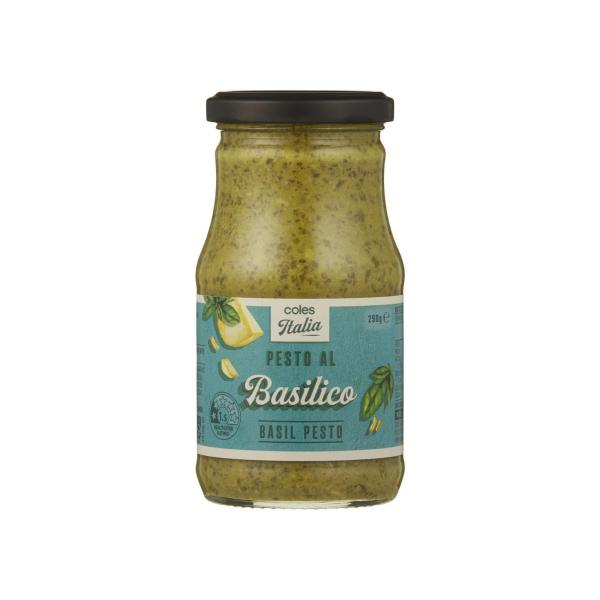 Buy COLES ITALIA BASILICO BASIL PESTO | Coles