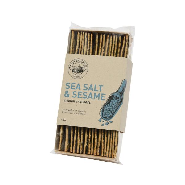 Buy Valley Produce Co. Flatbread Sea Salt & Sesame Artisan Crackers ...