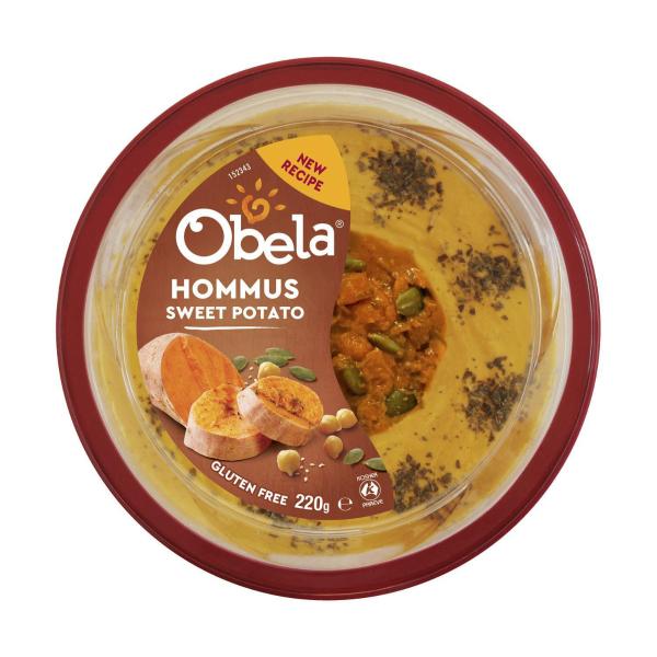 Buy Obela Hommus Garnished Sweet Potato Dip 220g | Coles