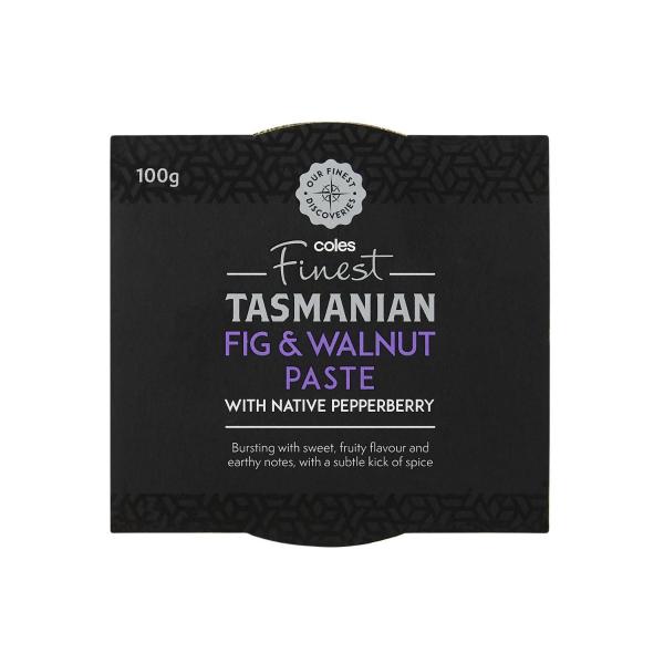 Buy Coles Finest Fig & Walnut Pepperberry Paste 100g | Coles
