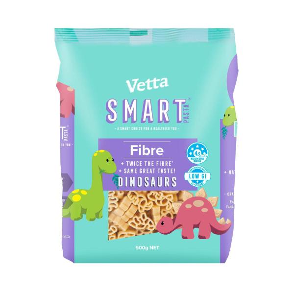 Buy Vetta Smart Fibre Kids Dinosaurs Pasta 500g | Coles