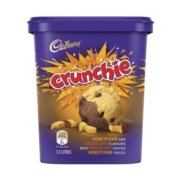 Buy CADBURY. CRUNCHIE ICE CREAM | Coles