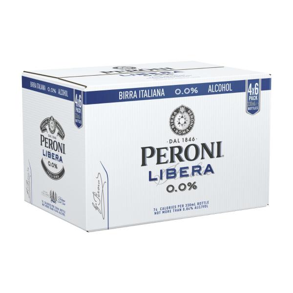 Buy Peroni Libera Bottle 330mL 24 Pack | Coles
