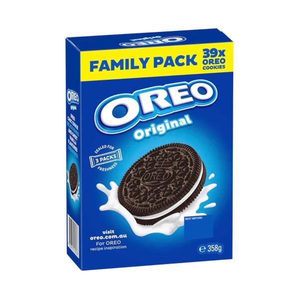 Buy Oreo Original Cookie Sandwich Family Pack 358g | Coles