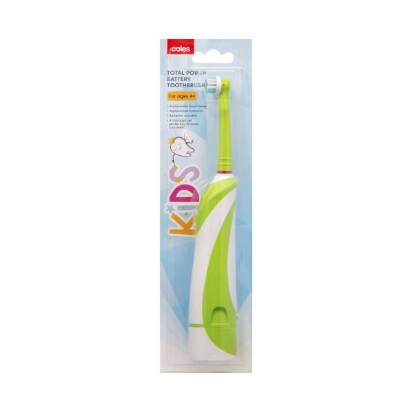 Buy Coles Kids Total Power Battery Toothbrush 1 each | Coles