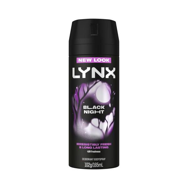 Buy Lynx Deodorant Body Spray Black Night 165mL | Coles