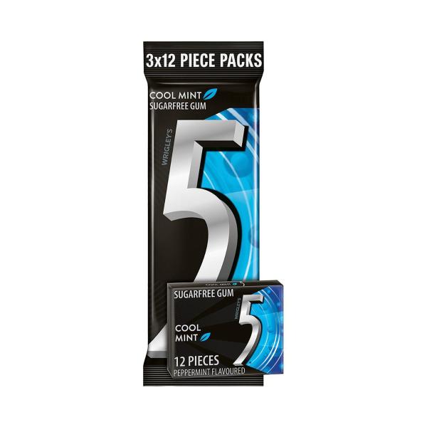 Buy 5 GUM STICK CHEWING GUM 3 PACK PEPPERMINT | Coles