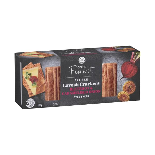 Buy Coles Finest Artisan Beetroot Crispbread 130g | Coles