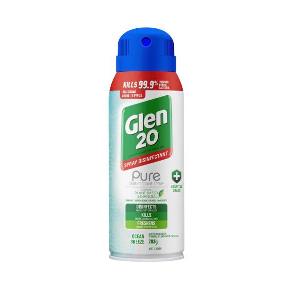 Buy Glen 20 Air Disinfectant Pure Fresh Water 283g | Coles