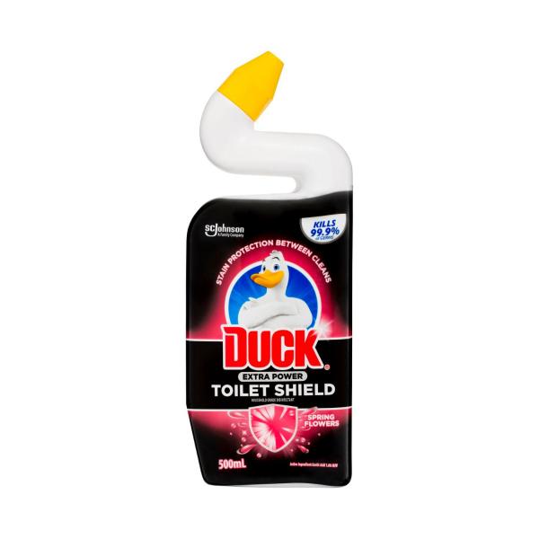 Buy Duck Extra Power Toilet Shield Spring Flowers 500mL | Coles