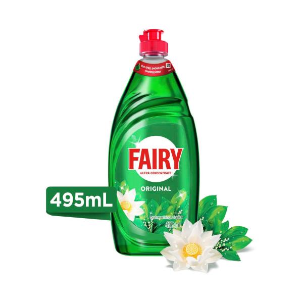 Buy Fairy Ultra Concentrate Original Hand Dishwashing Liquid 495mL | Coles
