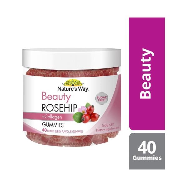 Buy NATURE'S WAY BEAUTY ROSEHIP GUMMIES | Coles