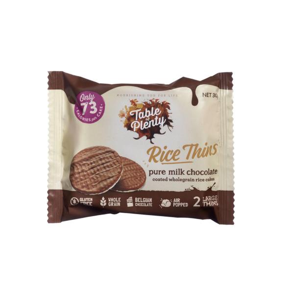 Buy Table Of Plenty Single Rice Cakes Milk Chocolate 30g | Coles