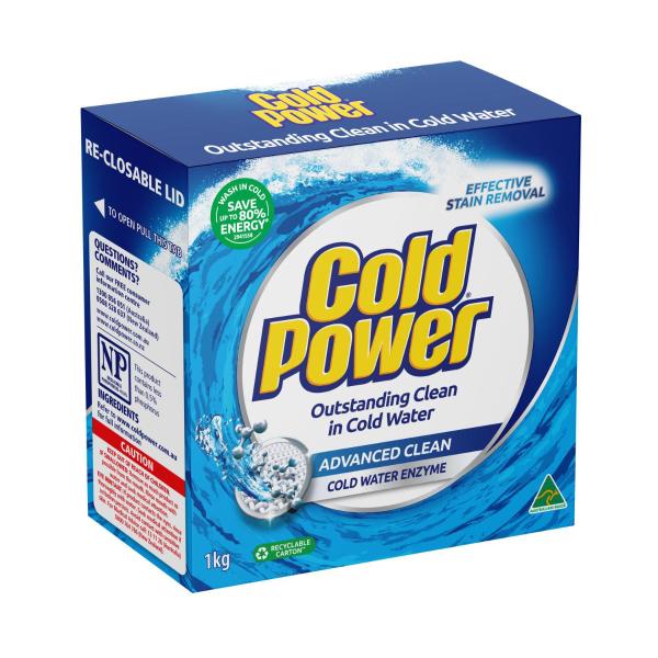 Buy Cold Power Advanced Clean Laundry Powder 1kg | Coles