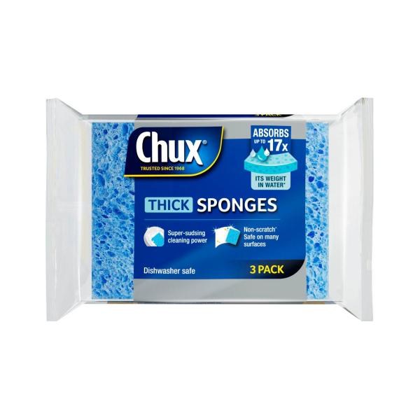 Buy Chux Thick Sponges Collections 3 pack | Coles