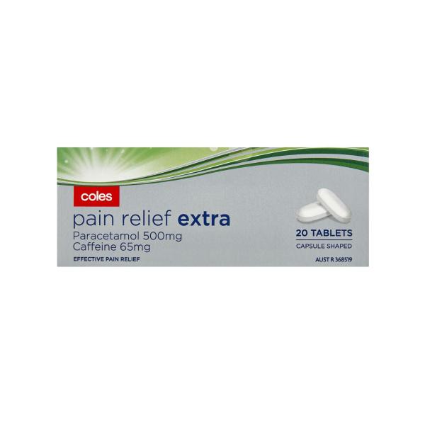 Buy Coles Pain Relief Extra 20 Pack | Coles