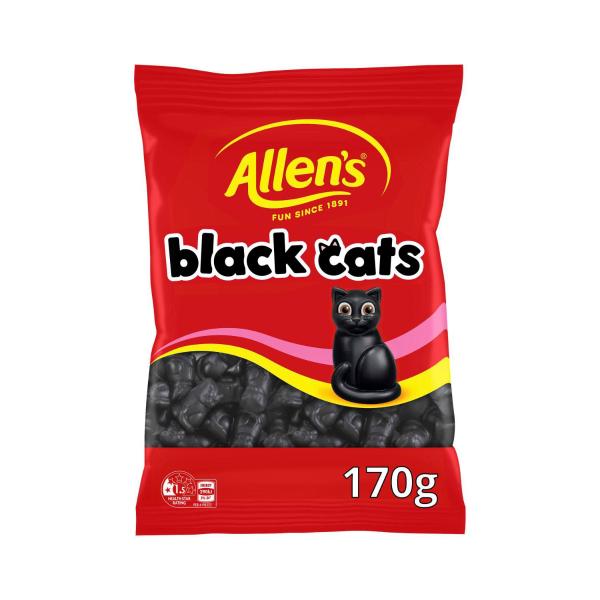 Buy Allen's Lollies Black Cats 170g | Coles