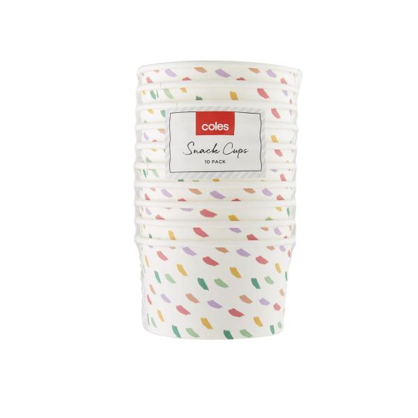Buy Coles Snack Cups 10 pack | Coles