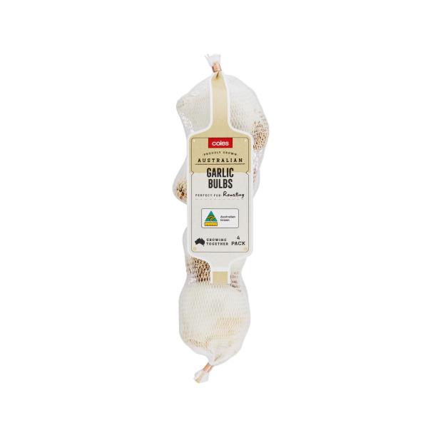 Buy Coles Garlic Bulb Prepack 4 pack | Coles